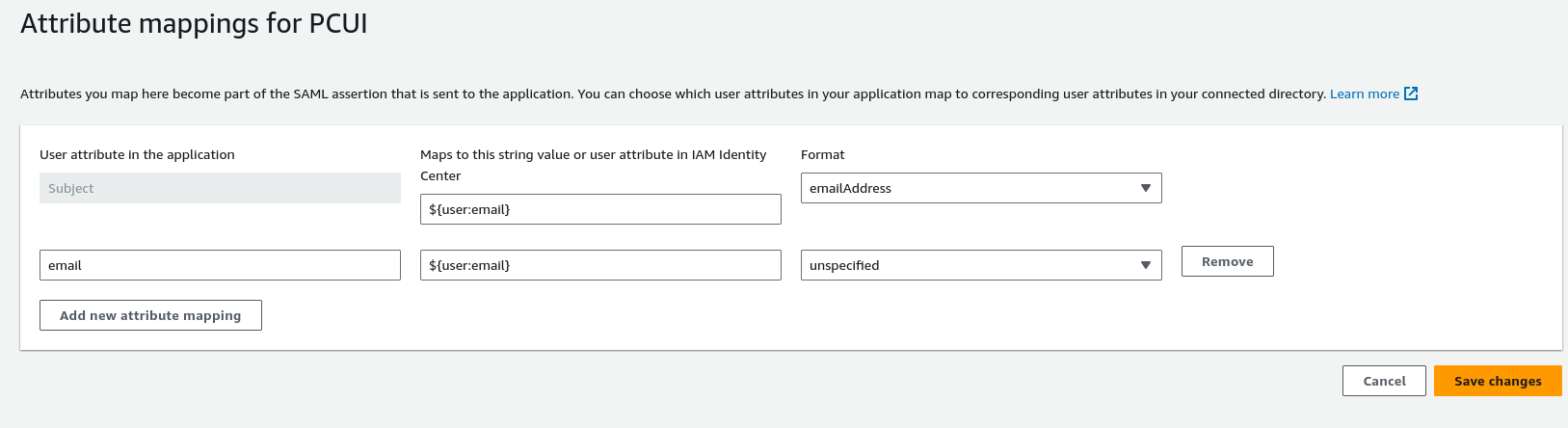 AWS ParallelClusterID センターとの UI 統合 AWS ParallelCluster