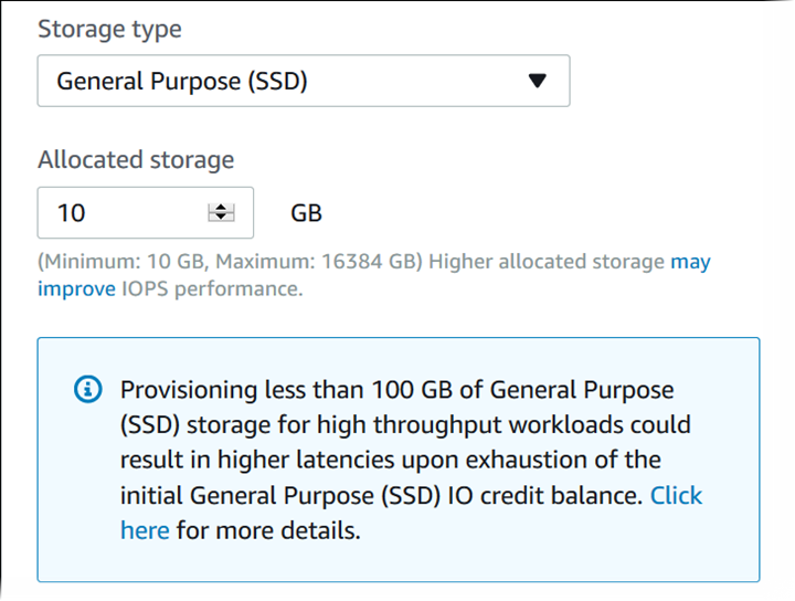 Working with Storage Types - Amazon Relational Database Service