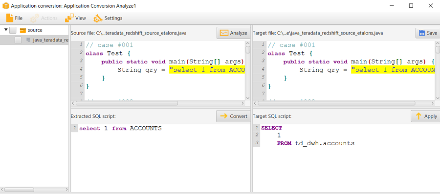 Converting Application Sql Using The Aws Sct Aws Schema Conversion Tool