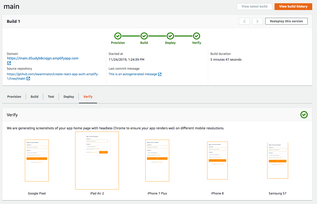 Getting started with existing code - AWS Amplify Hosting Getting started with existing code - AWS Amplify Hosting