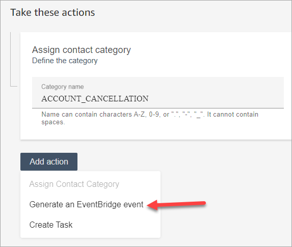 Create A Contact Lens Rule That Generates An EventBridge Event Amazon 