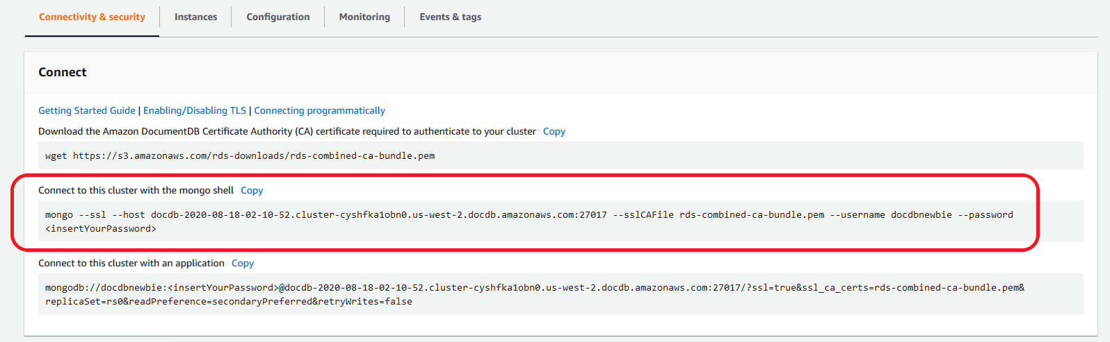 Erste Schritte mit Amazon DocumentDB - Amazon DocumentDB