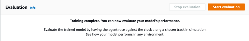 Evaluate Your AWS DeepRacer Models in Simulation - AWS DeepRacer
