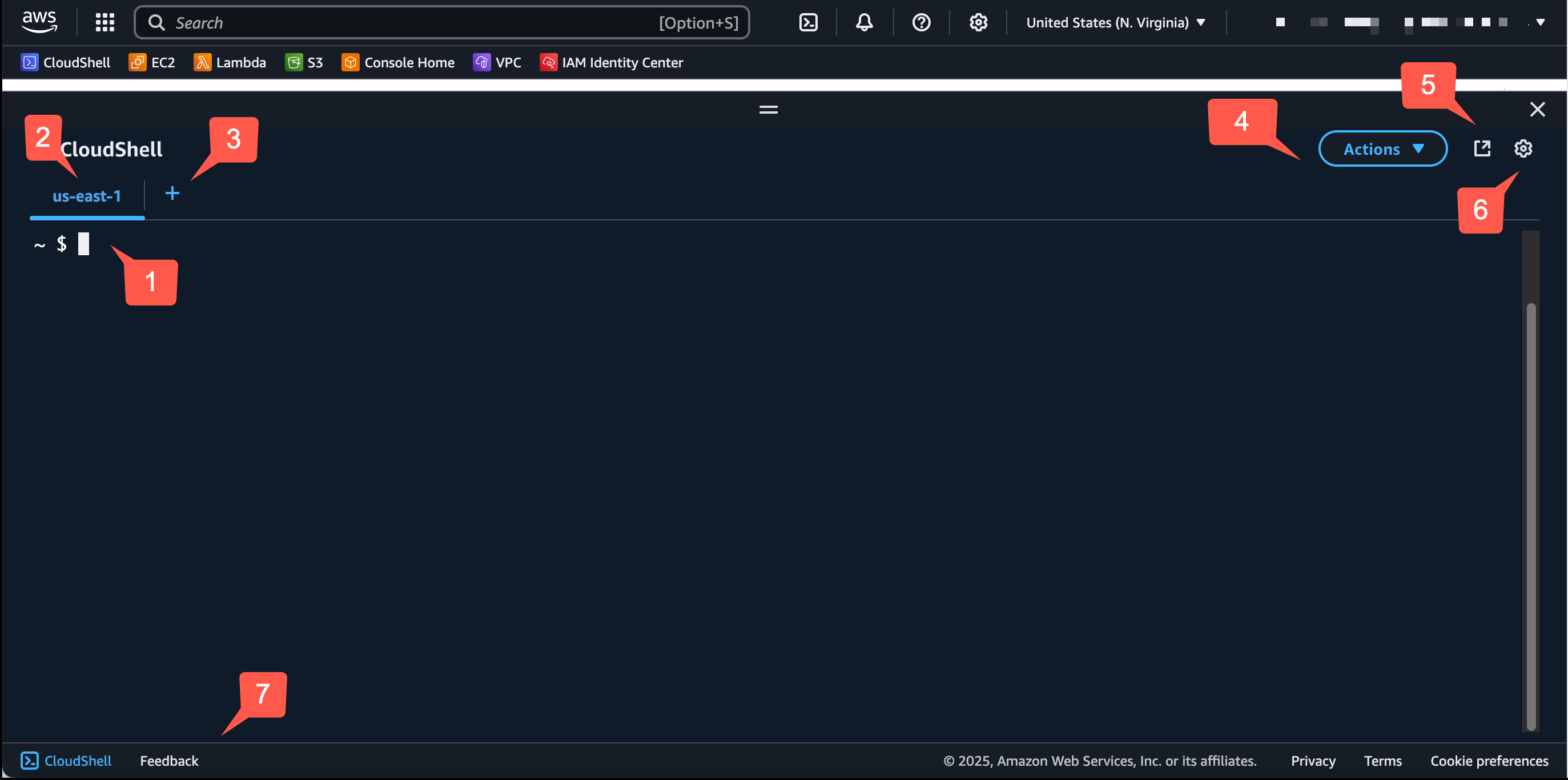 AWS CloudShell Concepts - AWS CloudShell