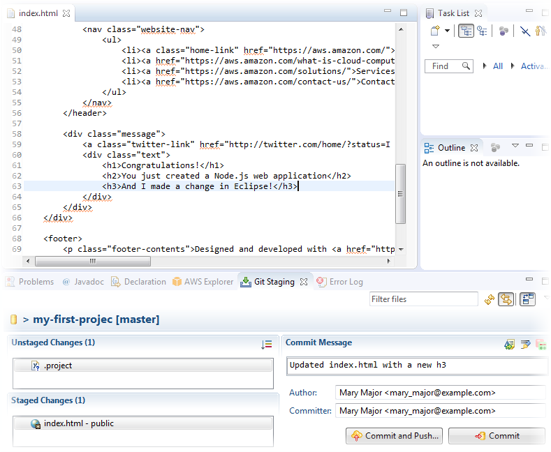 Utilisez Un Environnement De D veloppement Int gr IDE Avec AWS