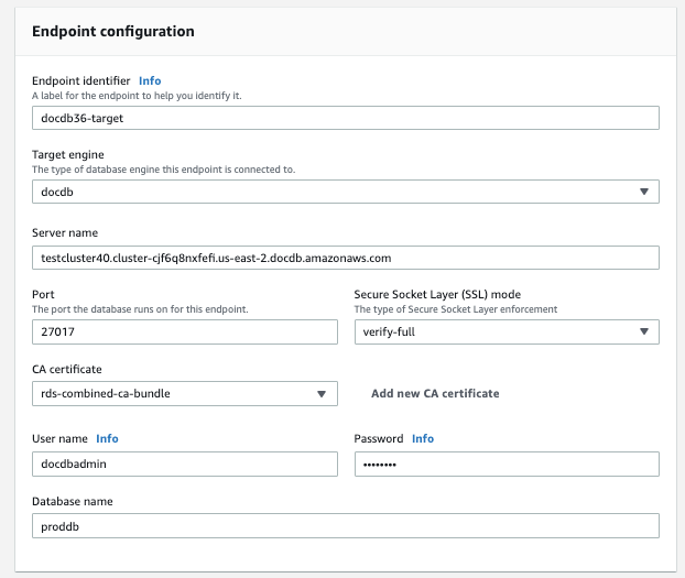 Upgrading Your Amazon Documentdb Cluster Using Aws Database Migration Service Amazon Documentdb 8652