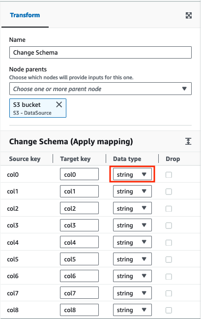 Import a AWS Glue DataBrew recipe in AWS Glue Studio - AWS Glue
