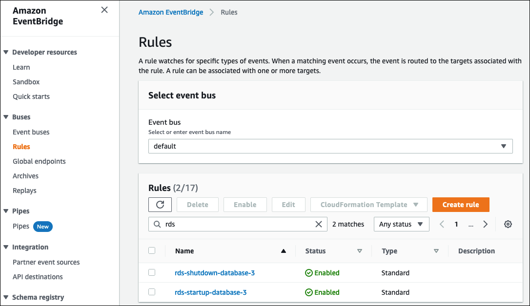 EventBridge Rules AWS Prescriptive Guidance