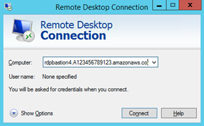 Windows computer to Windows instance - AMS Advanced User Guide